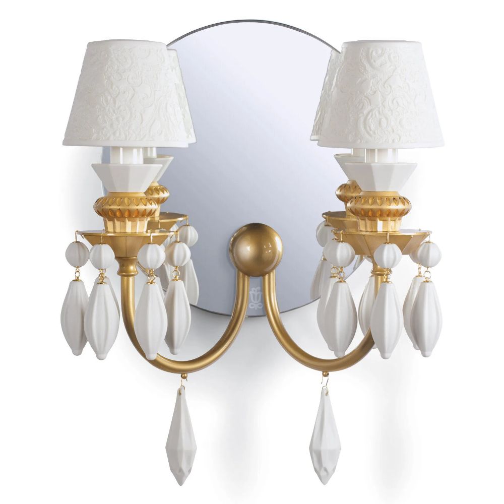 Belle de Nuit Wall Lamp 2 Lights - Gold luster - Diez Company